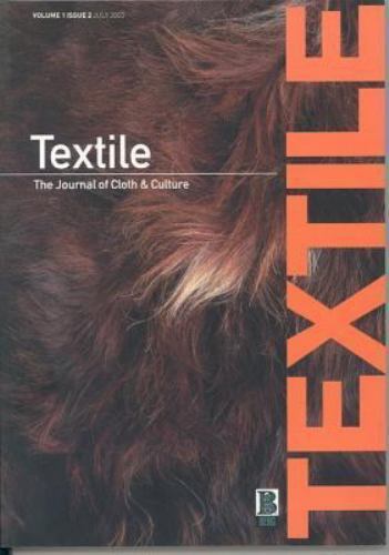 Textile Ser.: Textile Vol. 1 : The Journal of Cloth and Culture by ...