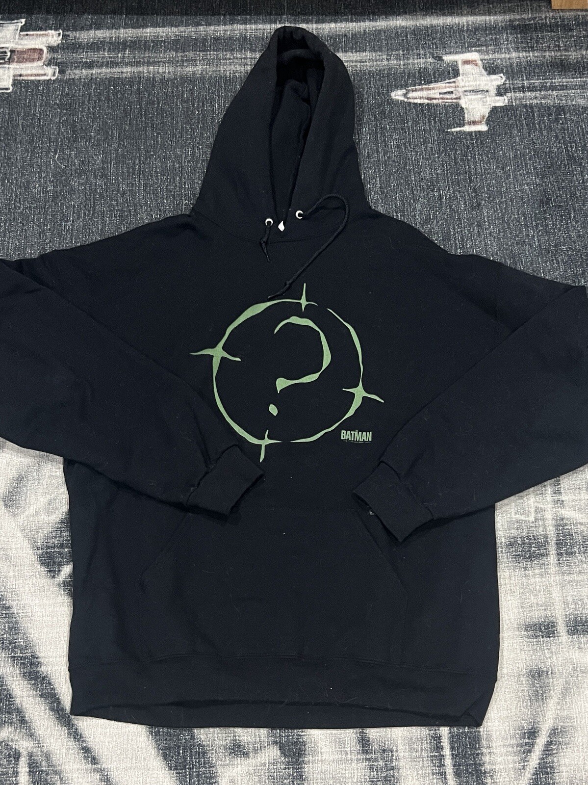 2021 The Batman Riddler Logo Target Movie Promo Hoodi… - Gem