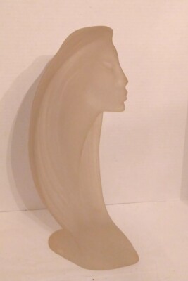 1983 Austin Productions “Woman In The Wind” Lucite Resin Sculpture Long ...