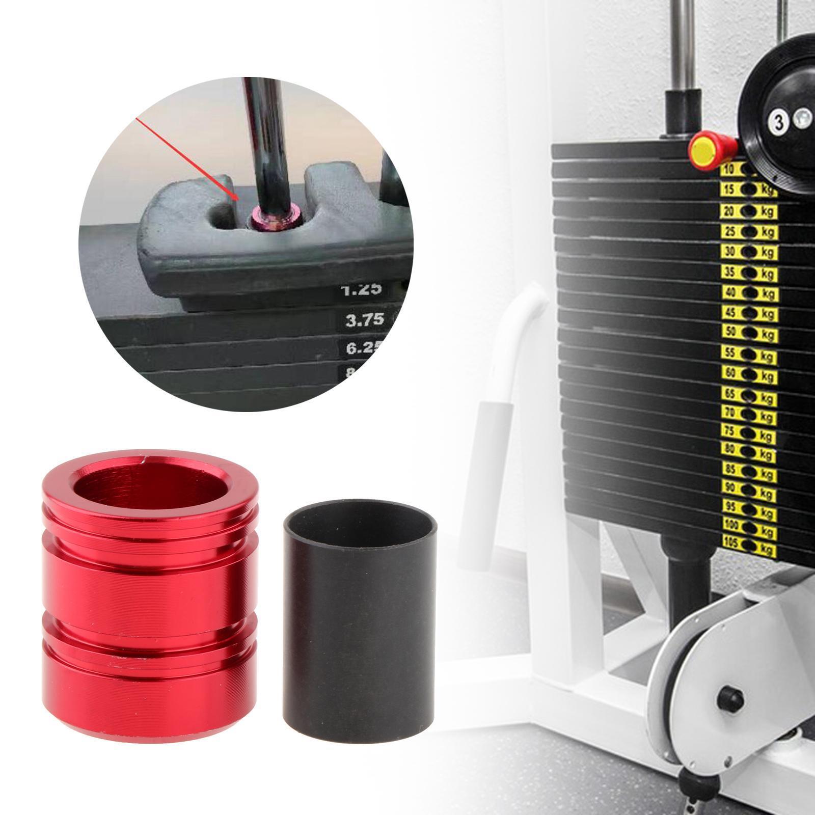 Weight Stack Adapter Guide Sleeve Pole Insert Weight Plate Post Holder ...