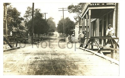 RPPC Main Street View MILROY PA Mifflin County Real Photo Postcard 1 | eBay