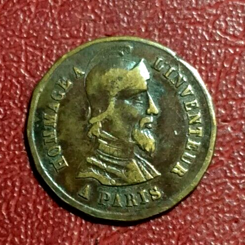 France Crayon Mengin 20 Centimes 1850–1864 162 Faubourg St-Martin coin ...