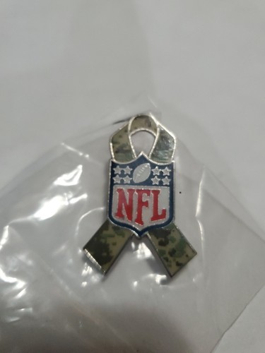 NFL Camo Camouflage Ribbon Pin - National Football League BRAND NEW ...