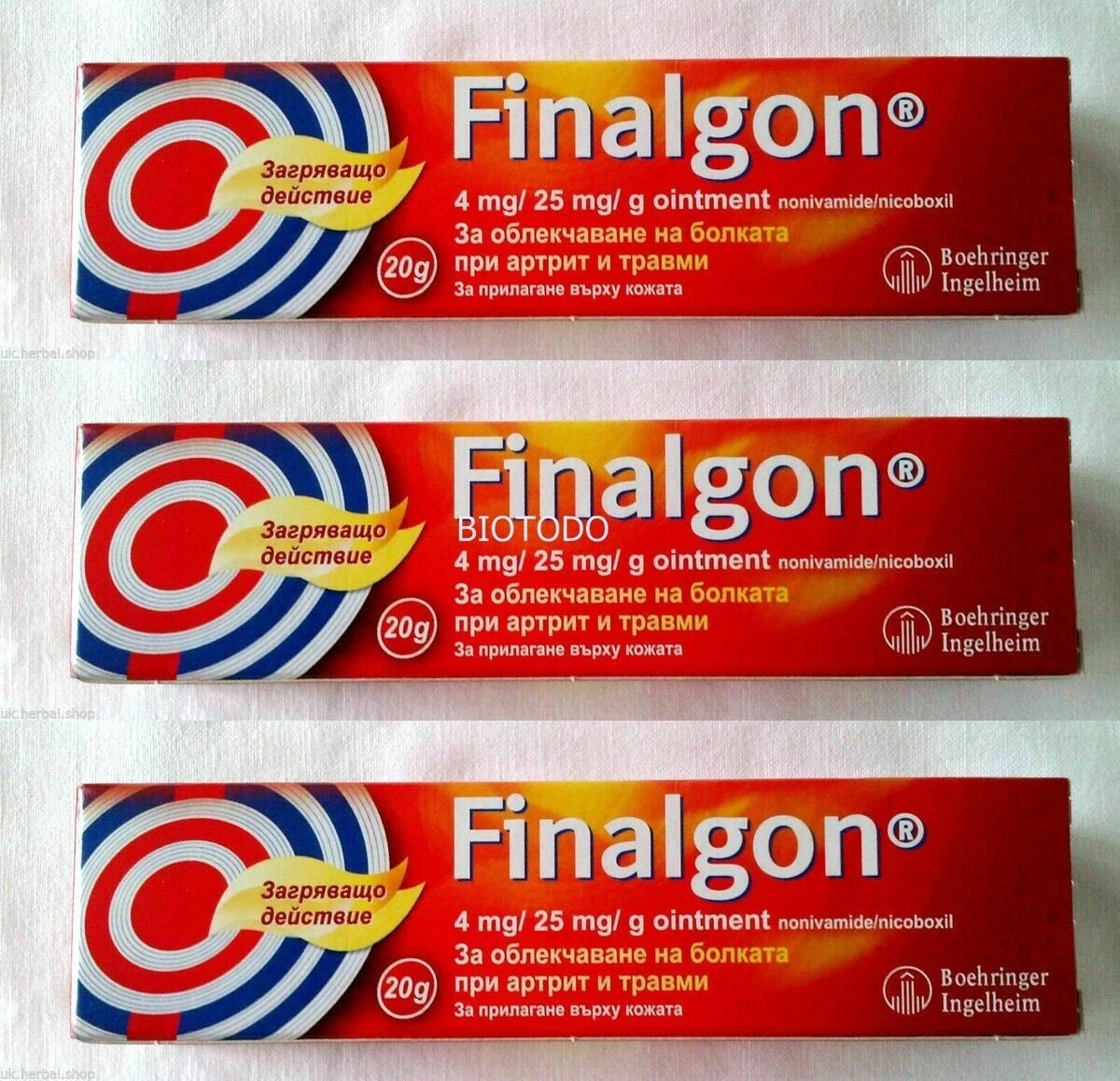 Finalgonn Ointment Arthritis Rheumatism Joint & Muscle Pain Sports ...