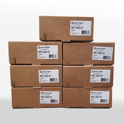 NEW Notifier NP-200-IV Photoelectric Smoke Detector NP 200 IV Only Head ...