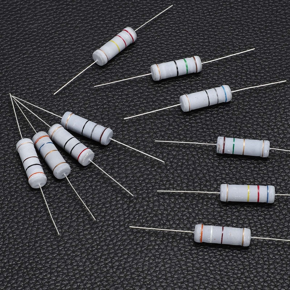 12 Pcs 43K ohm Resistor 5 Watt Metal Film Fixed Resistor for Breadboard ...