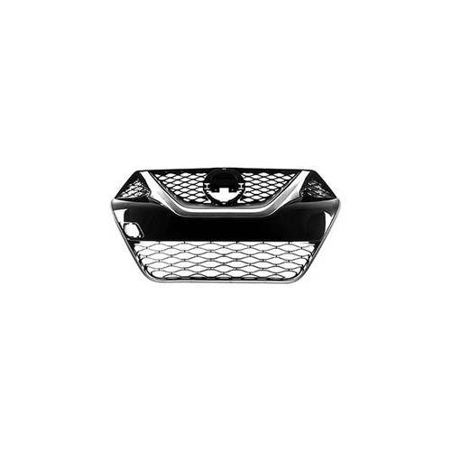 New Grille For 16-17 Nissan Maxima Black Shell Insert With Chrome ...