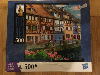 MB Puzzle - Homes Along the River - 500 piece puzzle - NEW / SEALED | eBay