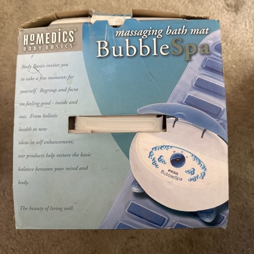 HOMEDICS Bubble Spa Massage Bubble Mat w/ Heat Bath Tub Massager ...