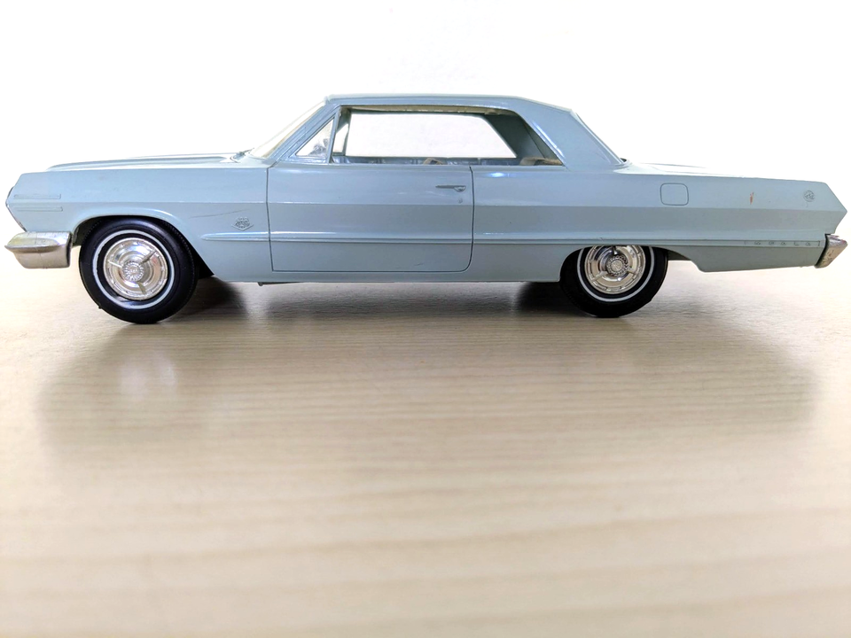 L@@K! *ORIGINAL VINTAGE AMT 1963 CHEVY IMPALA SS HT PROMO MODEL *SUPER ...