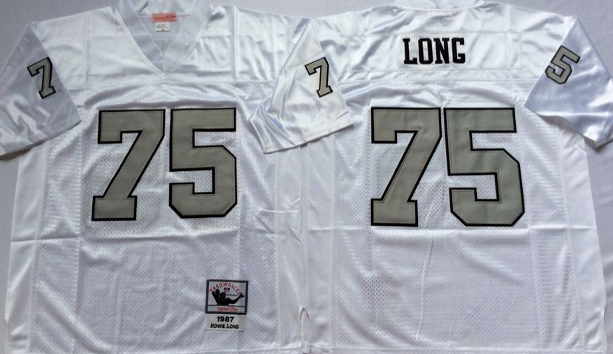 VINTAGE Howie Long #75 Raiders Sewn Stitched Jersey. | eBay