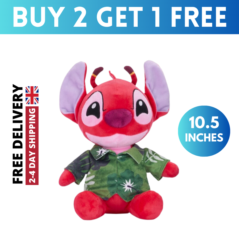 OFFICIAL DISNEY LILO & STITCH PLUSH SOFT TOY TEDDY NEW WITH TAGS UK ...