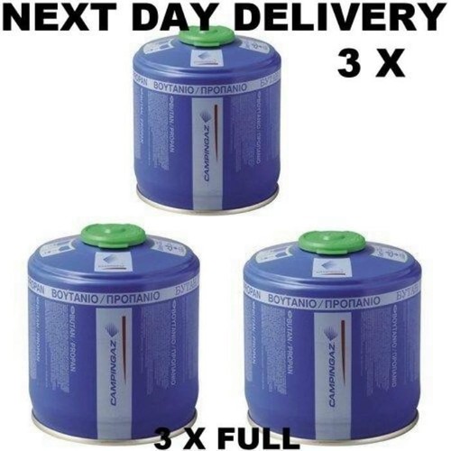 3 x Campingaz camping gaz CV300 CV 300 Plus Lpg Butane Propane Gas ...