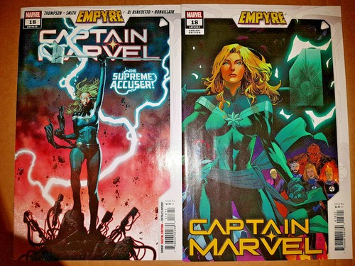 CAPTAIN MARVEL #18 COVER A and B LAURI-ELL FIRST APPEARANCE NM/MT ...