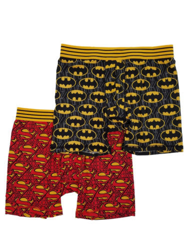 Justice League DC Comics Mens 2-Pack Batman & Superman Boxer Briefs ...