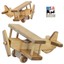 AIRPLANE - Amish Handmade Biplane Wood Toy USA Handcrafted Plane ...