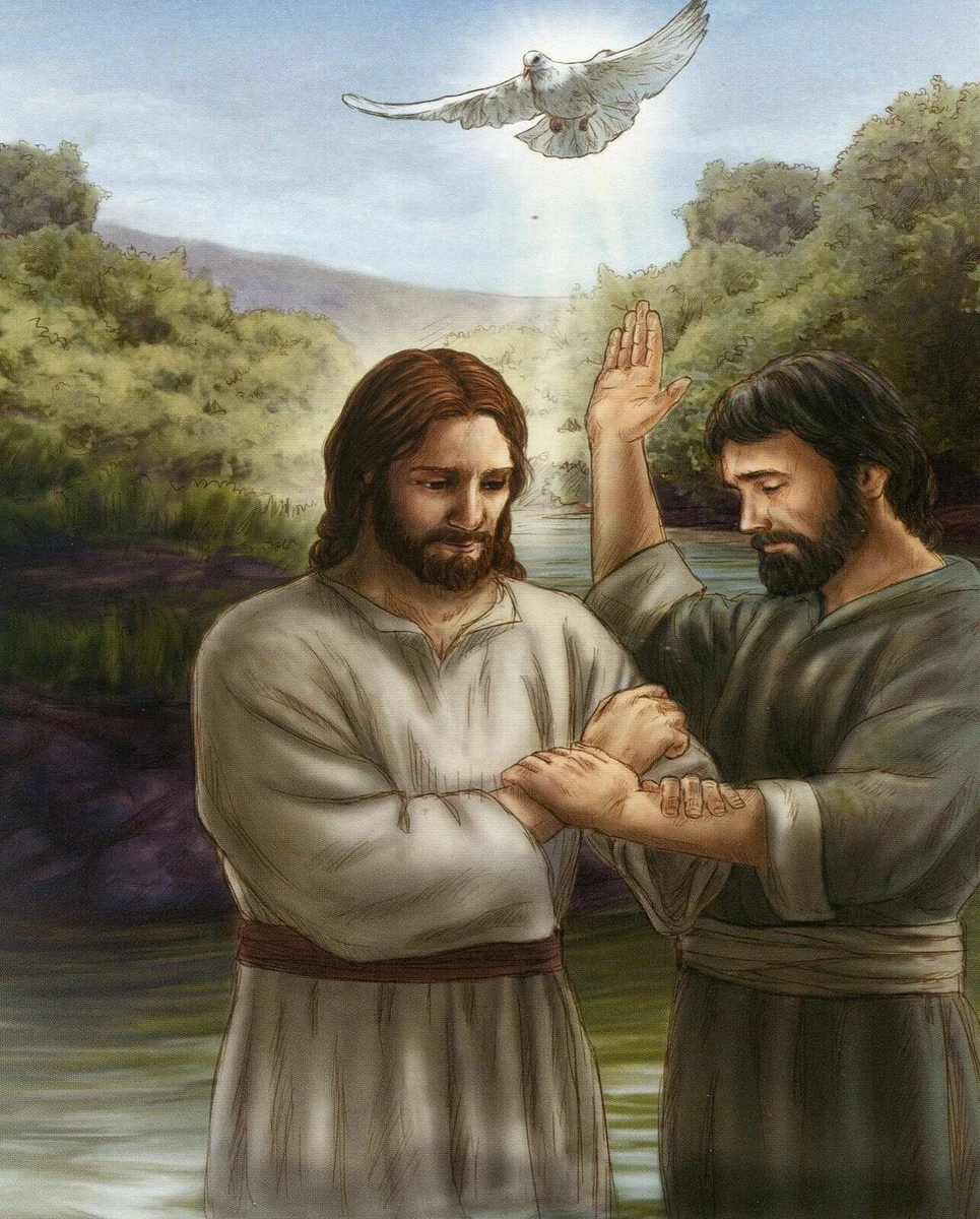 John The Baptist Baptizing Jesus Lds