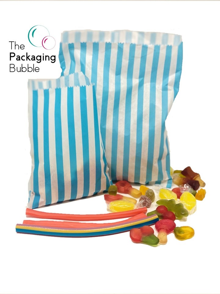 Candy Stripe Paper Bags Party Wedding Cake Sweet Treat Pick&Mix Gift ...