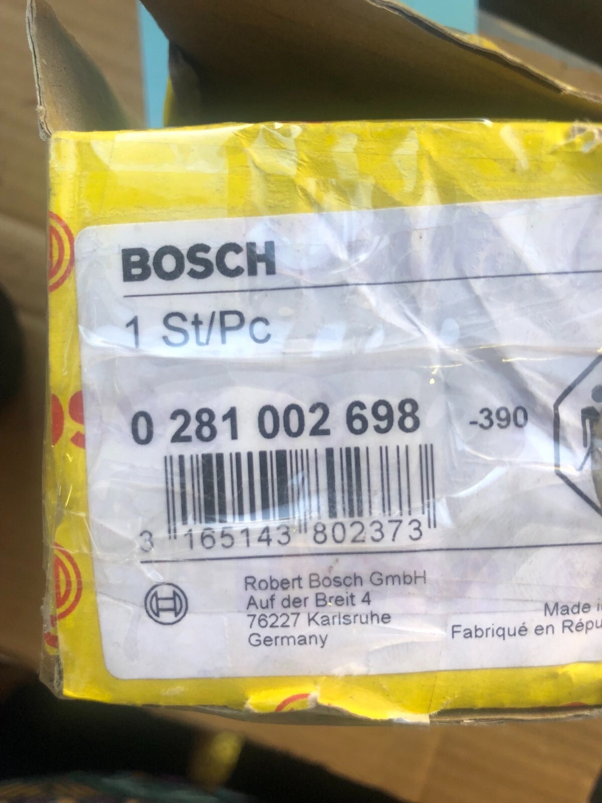 Genuine Bosch 0281002698 Fuel Pressure Control Valve Regulator MB ...