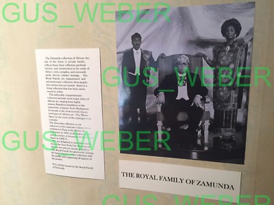 Coming to America Movie prop Akeem Royal Family of Zamunda museum photo ...