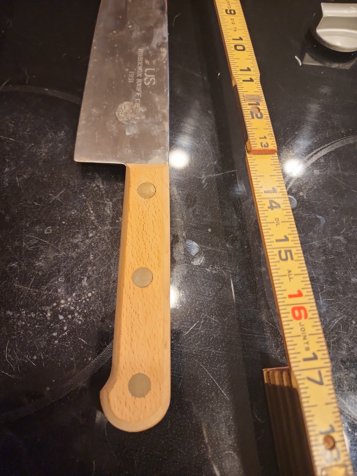 WW US Army Butcher Knife robinson 1951 12 in blade | eBay
