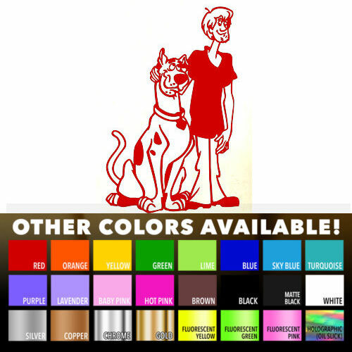 Scooby Doo and Shaggy Decal Sticker for Auto Car Wondow Wall Door ...