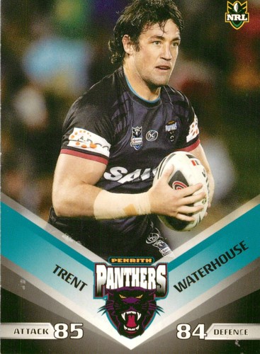 2010 PENRITH PANTHERS NRL Card TRENT WATERHOUSE Daily Telegraph | eBay