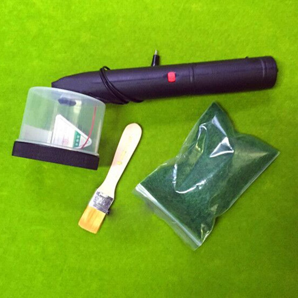 Grass Applicator Electrostatic Flocking Machine Static Grass Flock ...