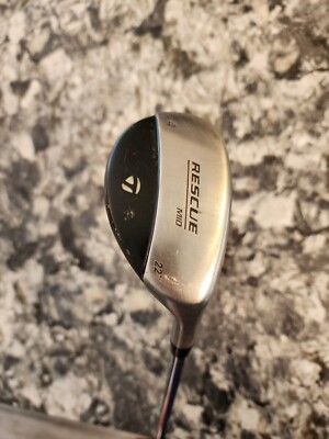 Taylormade Rescue Mid 4 Hybrid, 22°, Stiff Steel Shaft, Right Hand | eBay
