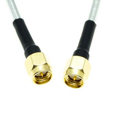 RG402 SMA male to SMA male plug connector RF .141 Semi-Rigid RF Coax ...