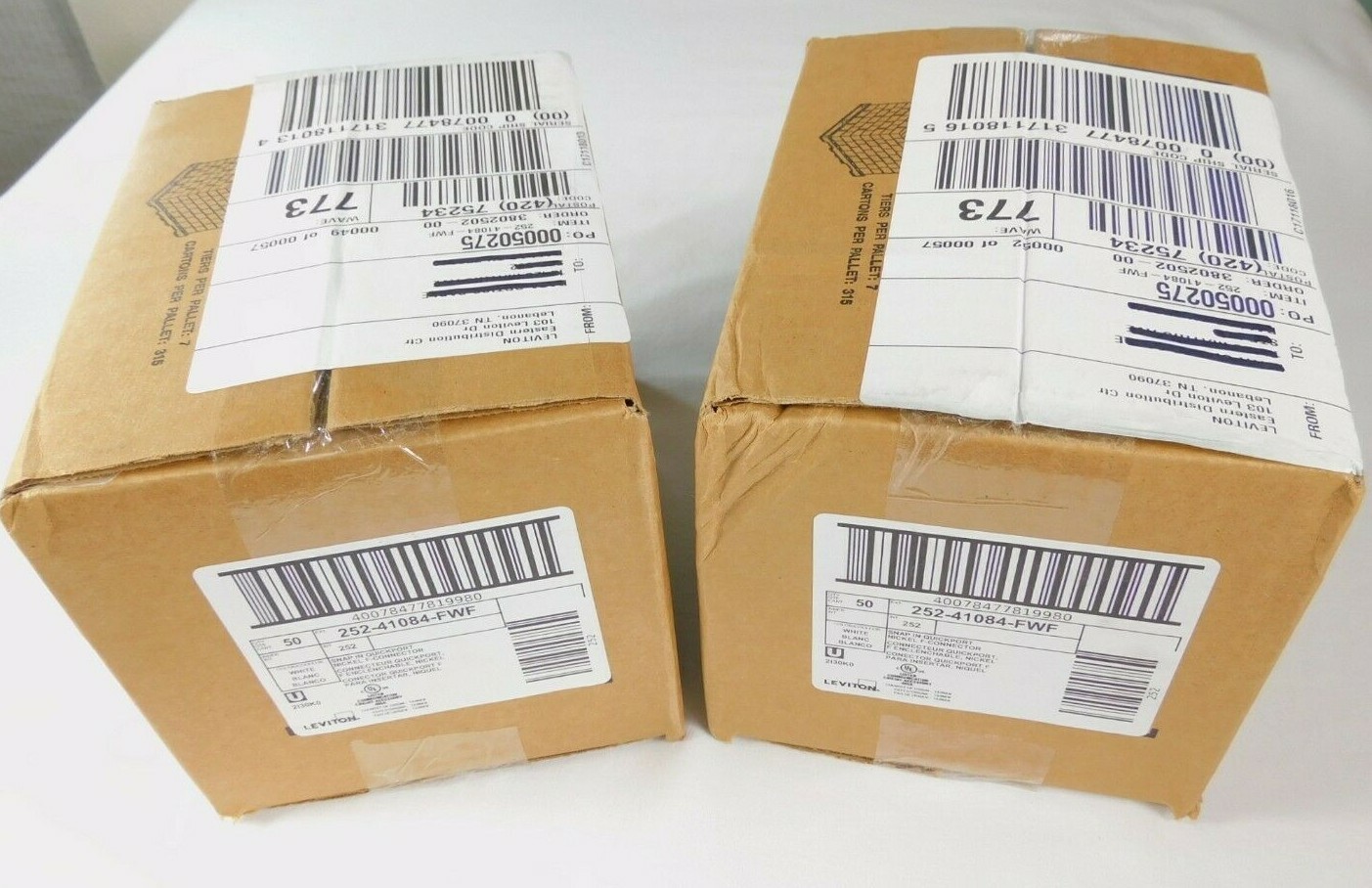 41084-FWF Leviton QuickPort F-Type Coax Adapter Nickel Plated, White ...