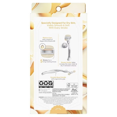 Venus Moistureglide Women's Razor Handle 2 Blade Refills + Shower ...