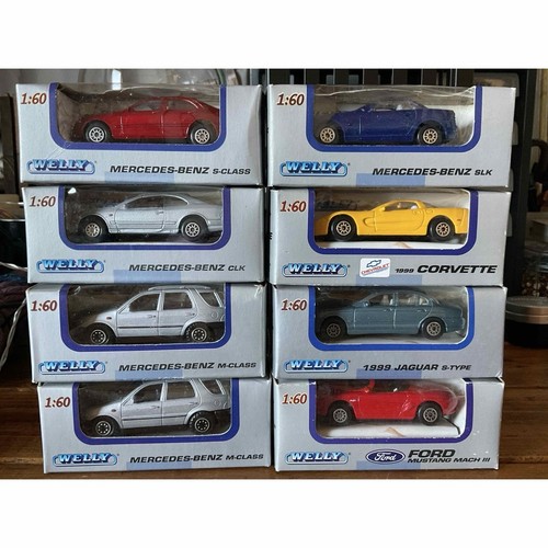WELLY 1:60 collection diecast car & 5 bonus diecast cars | eBay