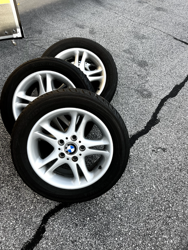 USED BMW 16" Style 47 wheels/rims 16x7 w/Tires 5x120 E36/Z3/E46/Coupe ...