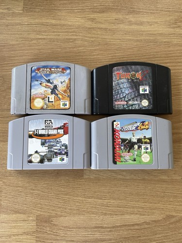 Nintendo 64 N64 Game Bundle, Turok 2, ISS 64, Star Wars RS, F1 | eBay UK