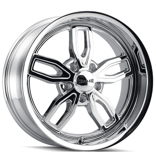 20x8.5/20x10 Chrome Wheels Ridler 608 5x114.3 0/0 (Set of 4) 72.62 ...