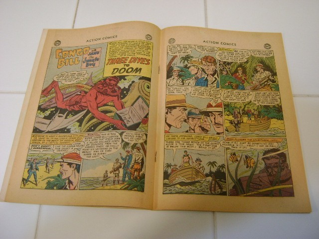 DC ACTION COMICS 232 EARLY SILVER AGE FIRST CURT SWAN SUPERMAN COVER ...