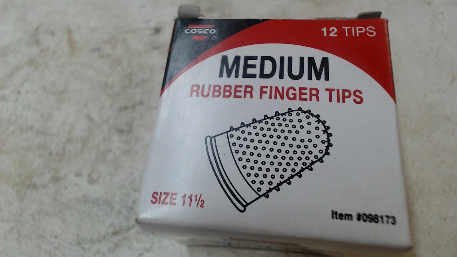 Cosco Medium Rubber Finger tips, Size 11 1/2, box of 6 | eBay