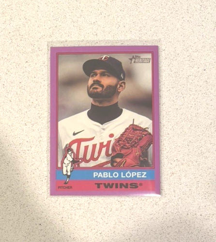 2025 Topps Heritage - Pablo Lopez #131 Light Purple Border for sale ...