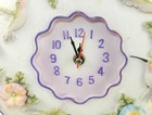 Hummingbird 3D Wall Clock, Polystone 8" Round ~ Kitchen, Nursery ...