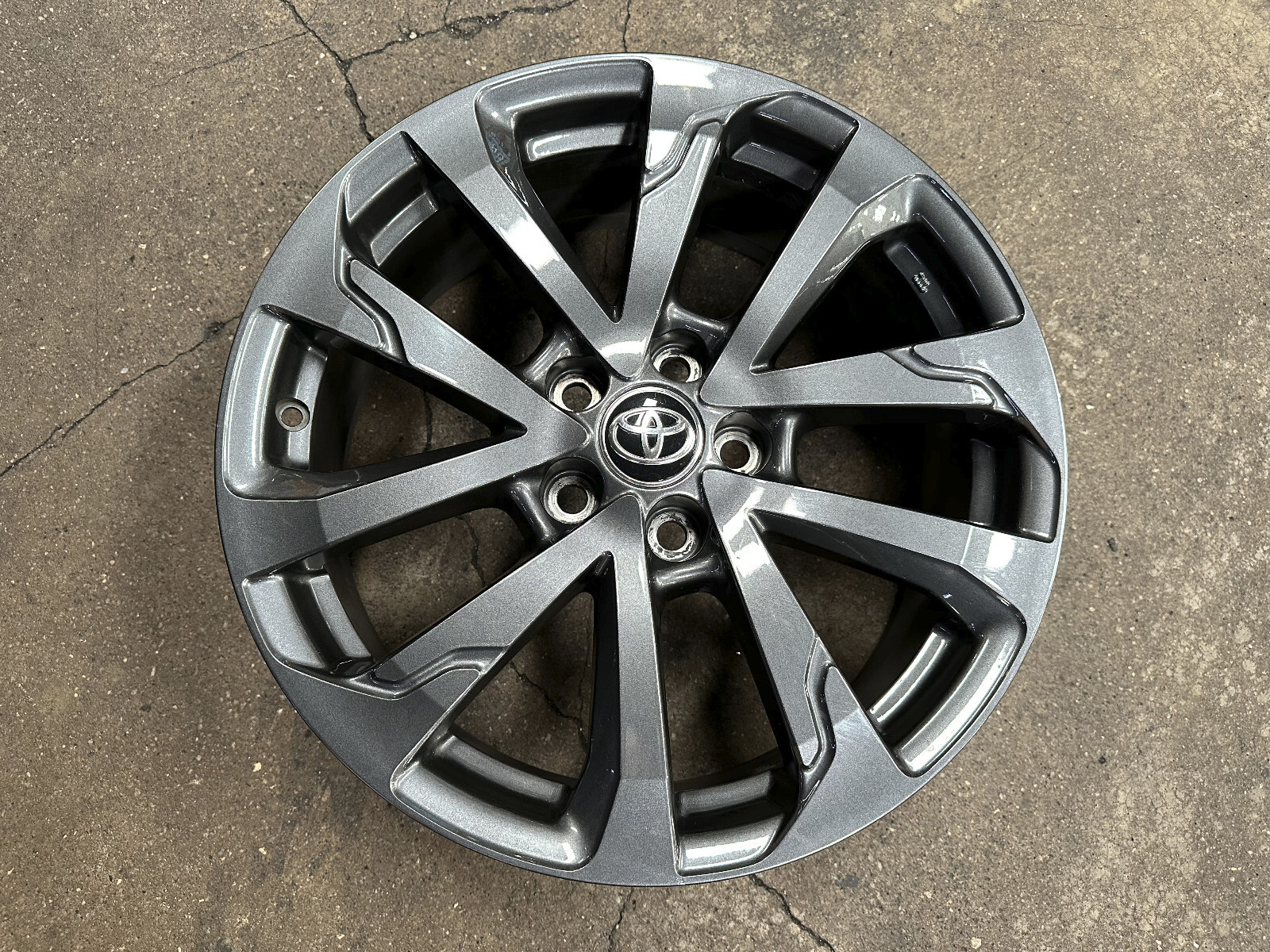 Genuine Used 18x7 TOYOTA CROSS 5x114.3 (4 Wheel) Fit Camry Estima Rush ...