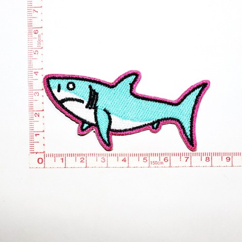 Shark Fish Patch Ocean Animal Surfing Tattoo Artwork Emblem for Iron on ...