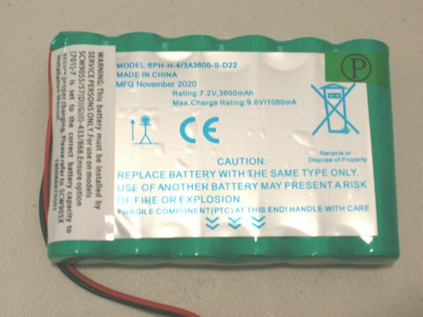 DSC Impassa 9057 Alarm Panel Battery - 6PH-H-4/3A3600-S-D22 for sale ...