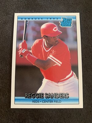 Reggie Sanders Rookie 1992 Donruss #415 Cincinnati Reds | eBay