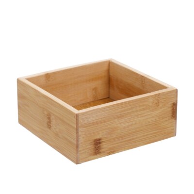 Box Sweden Home Organisation 15cm Tray/Wood Bamboo Container Modular ...