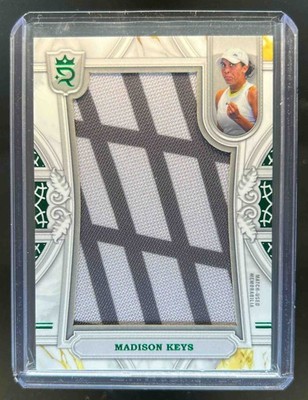 2024 Topps Royalty Madison Keys Relic Jewels Match Used Patch Green #5/ ...