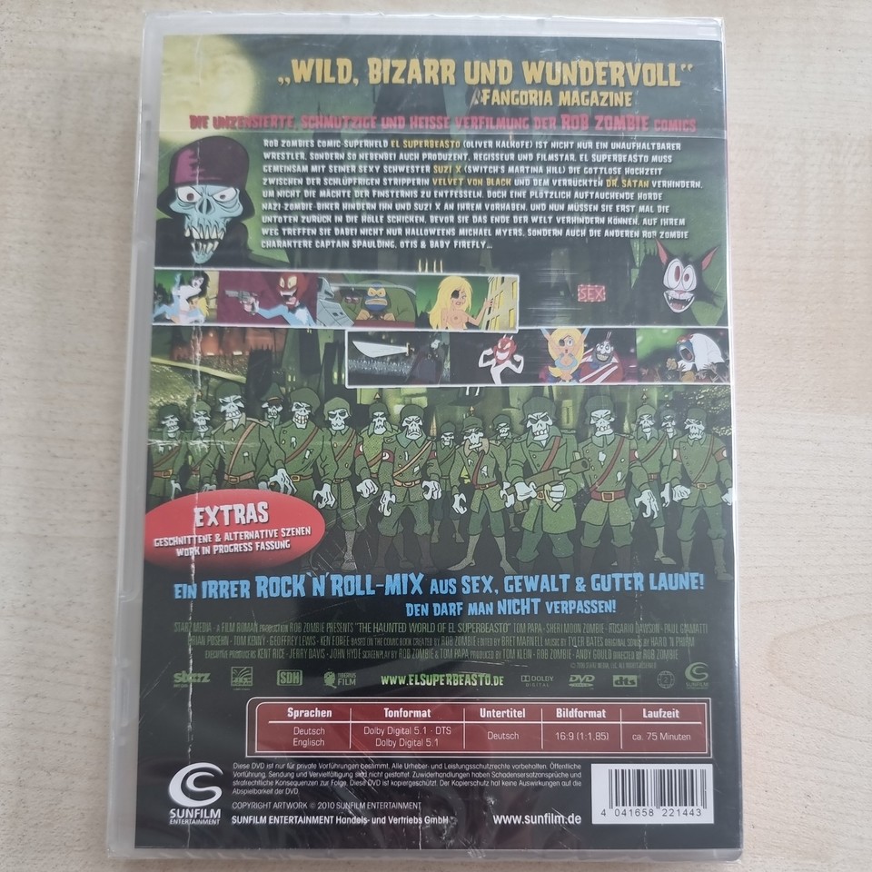 Rob Zombies El Superbeasto von Rob Zombie | DVD | Zustand NEU | eBay.de