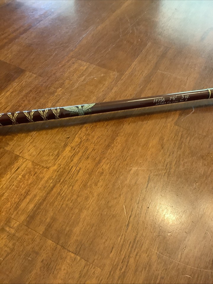 Fenwick AFTMA Fly Line No. 6 FF756 7'6" 3 oz Fiberglass 2 Pc. Fly Rod ...