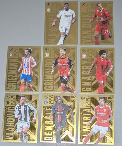 Topps Match Attax Extra 24/25 - Gold Edge Edition 8/9 Cards Mbappe | eBay