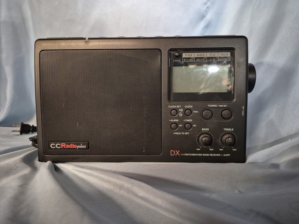 CC Radio Plus DX AM FM TV Weather Band Receiver Working | eBay